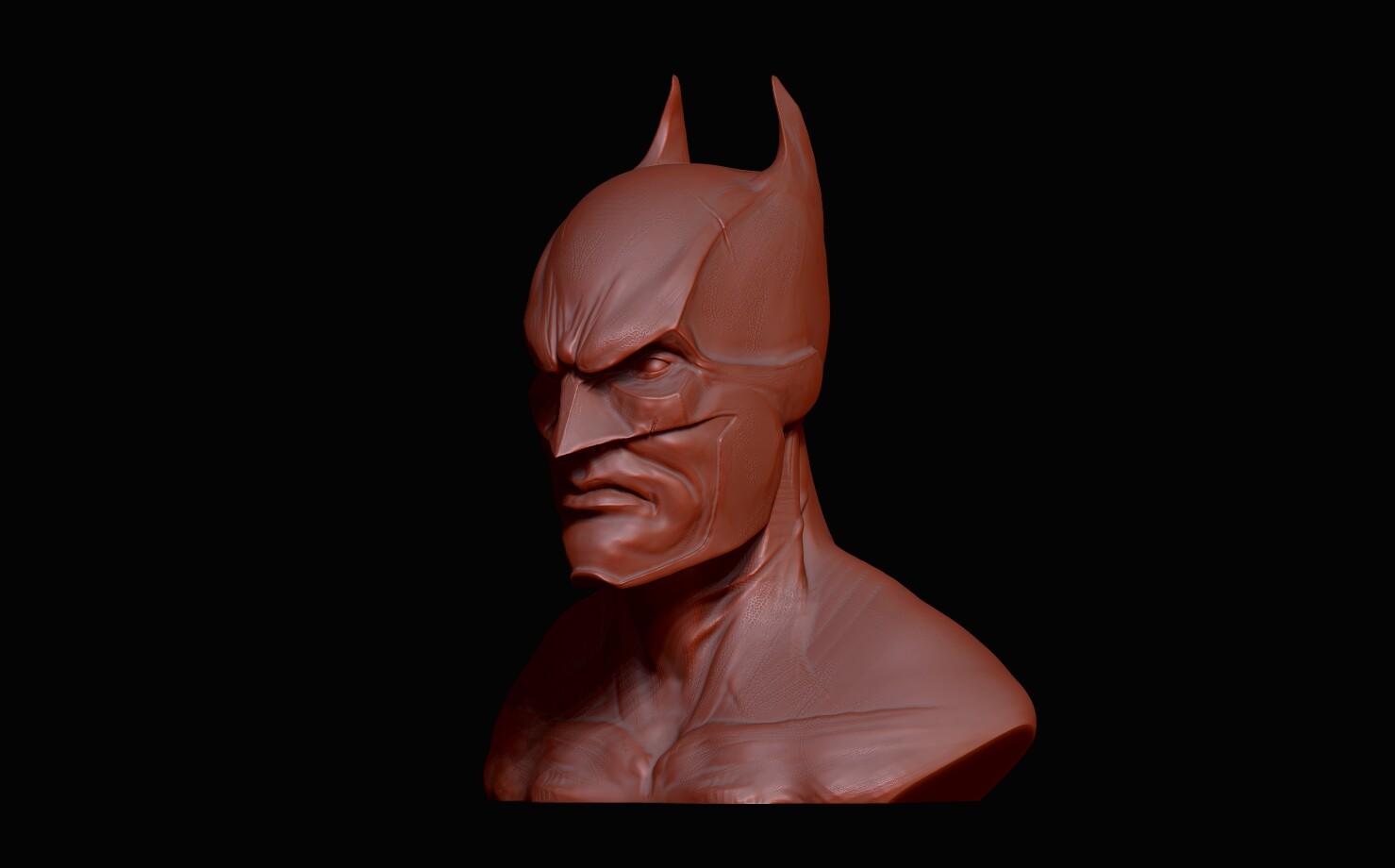 ArtStation - Batman head sculpt
