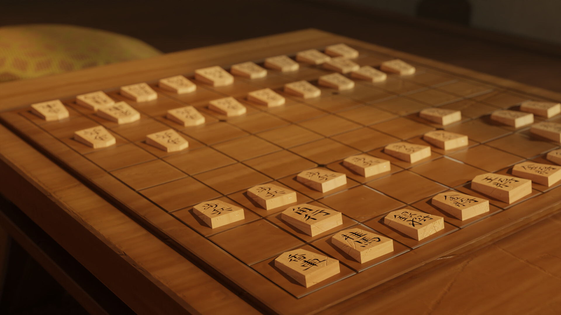ArtStation - Shogi table