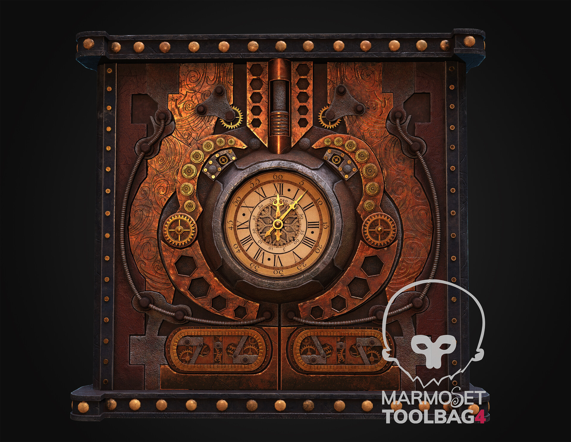 ArtStation - Time Machine Steampunk