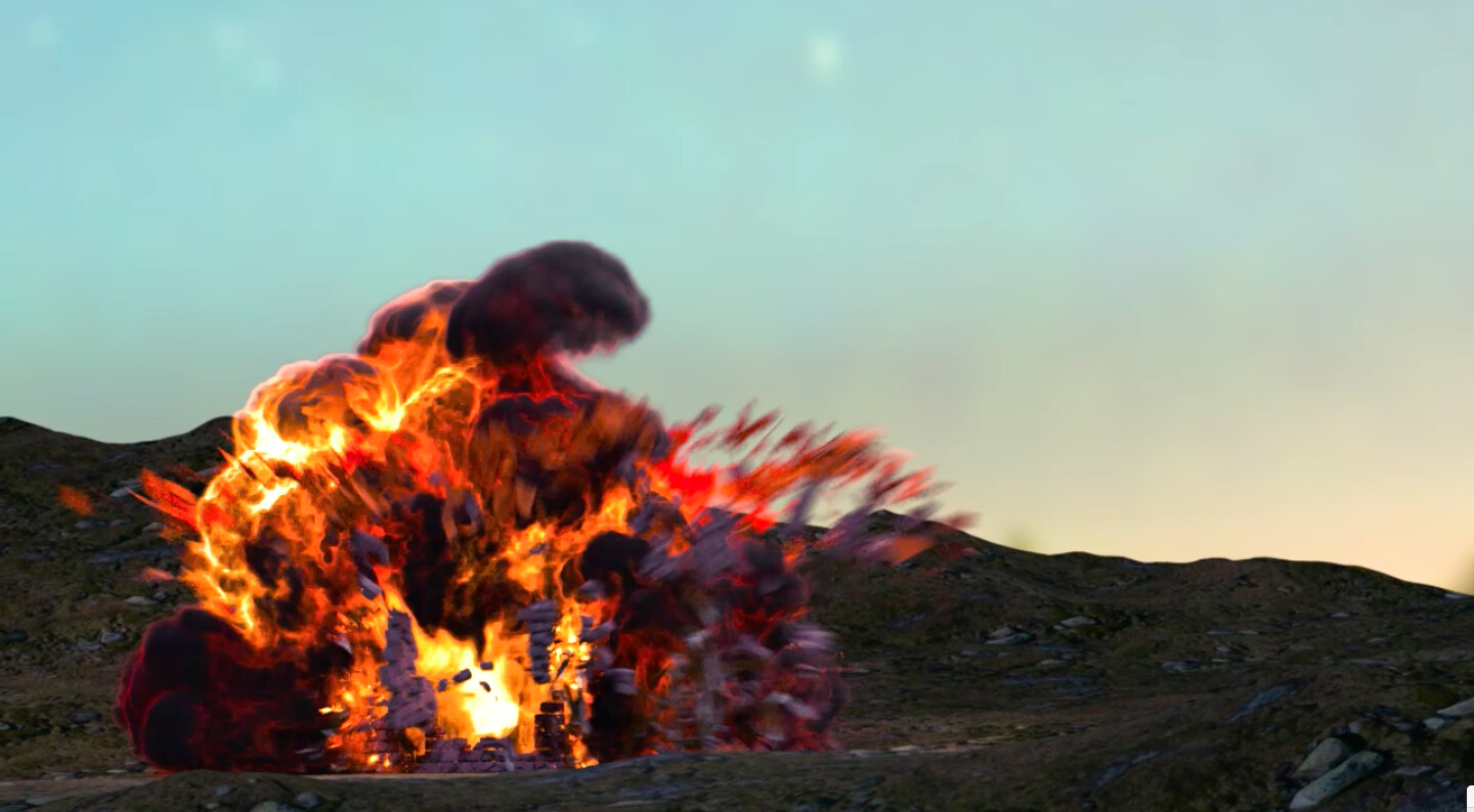 ArtStation - House Explosion