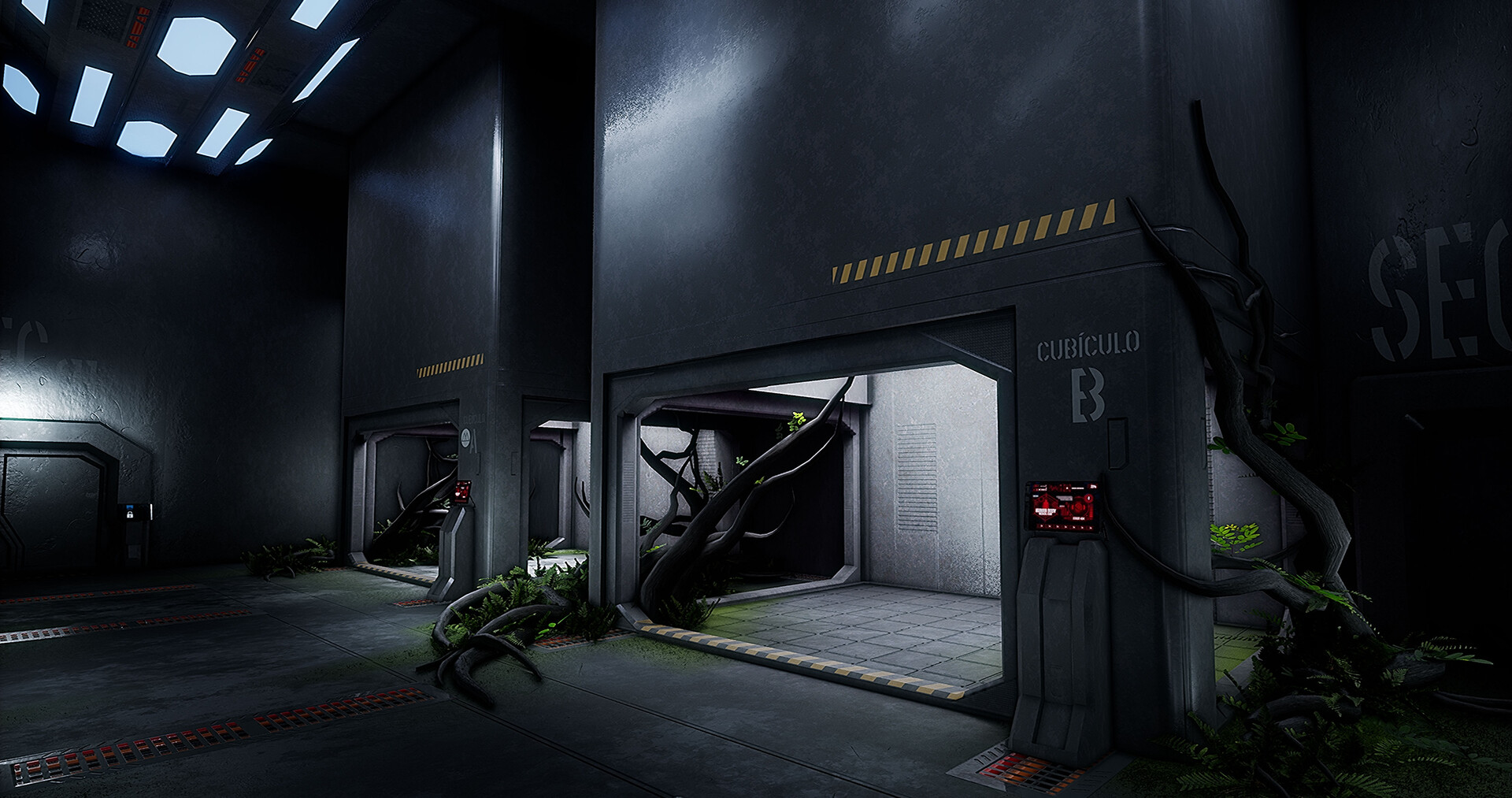 ArtStation - SCI FI HORROR SCENE - ENVIROMENT