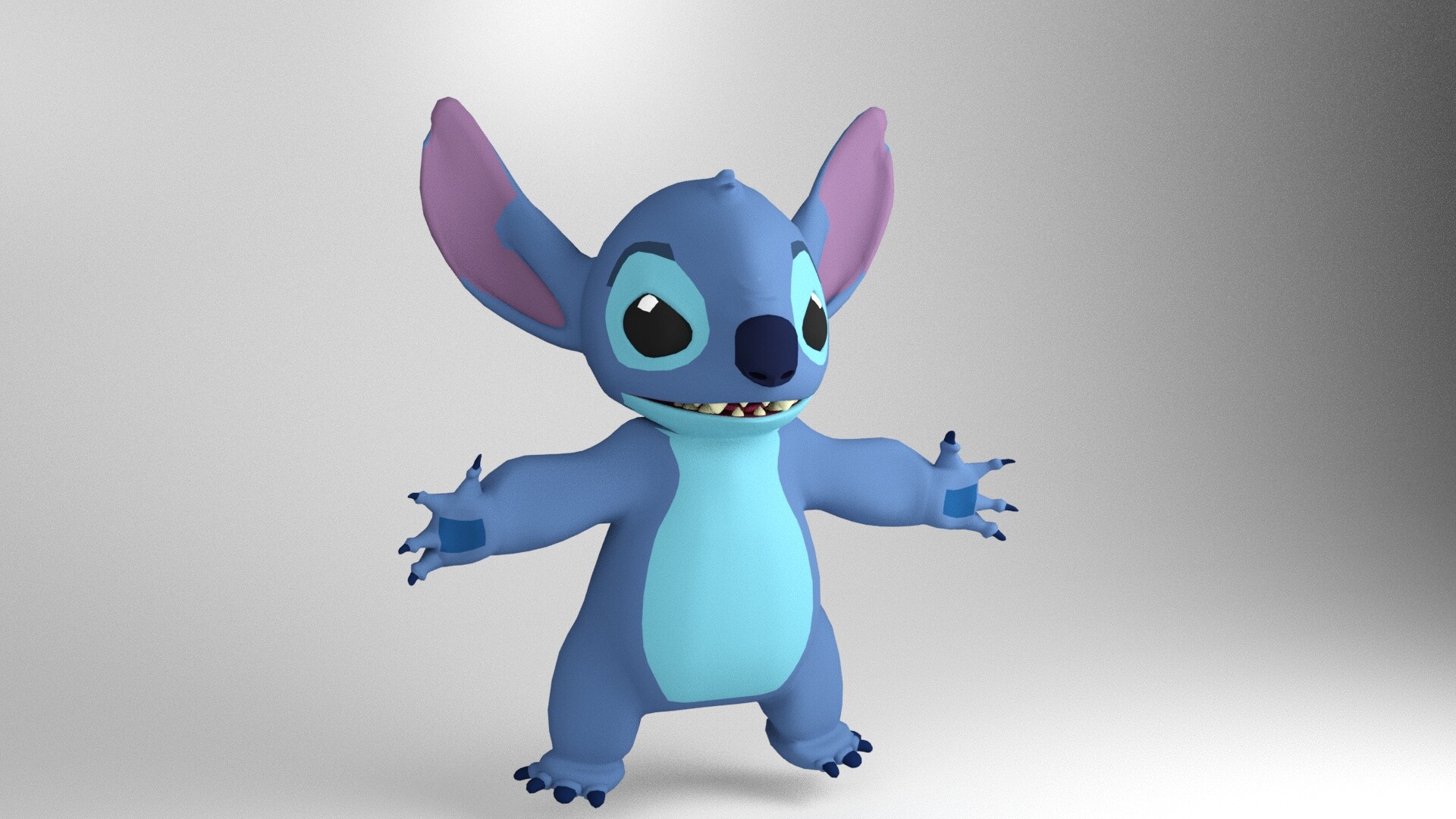 ArtStation - Stitch 3D Model (Disney's Lilo & Stitch)
