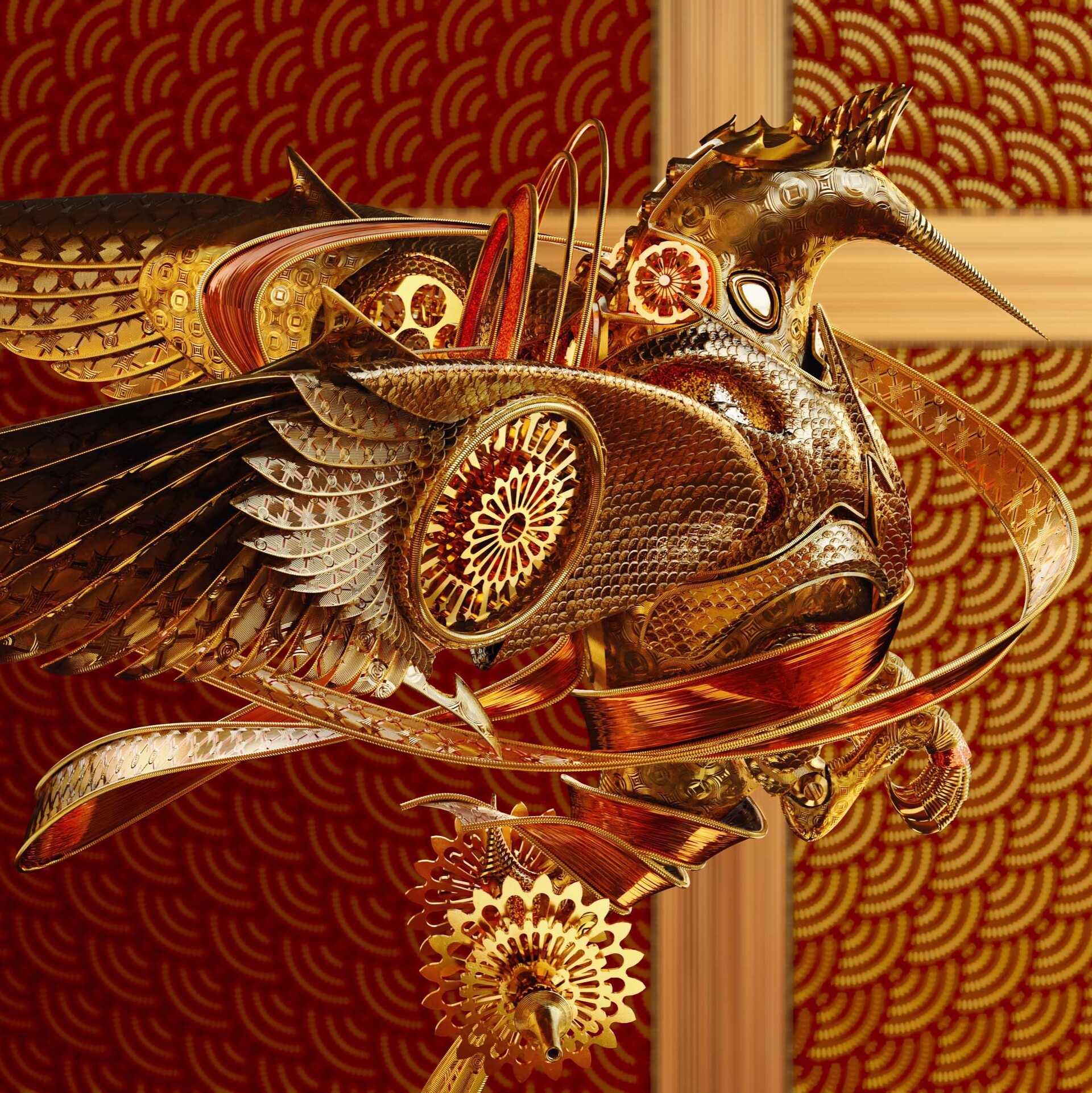 ArtStation - Gold bird