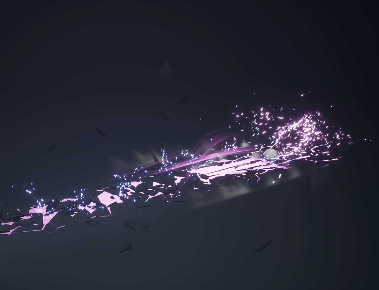 ArtStation - Destructive projectile - Real Time VFX