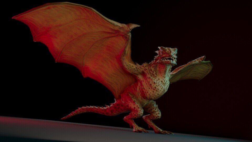 ArtStation - Horned Lizard Dragon