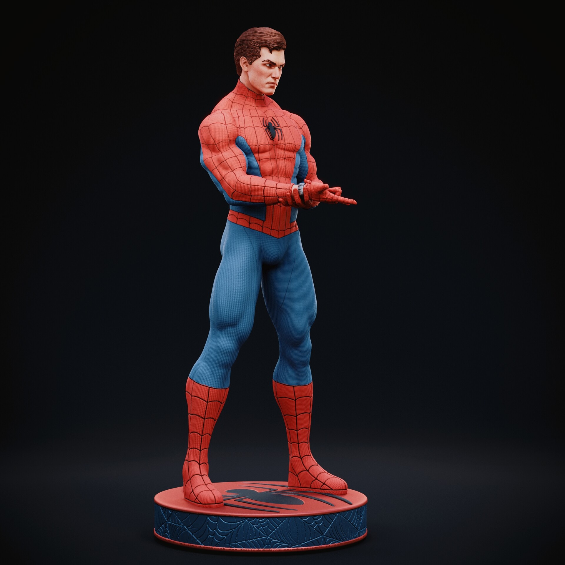 ArtStation - Spider-Man custom statue