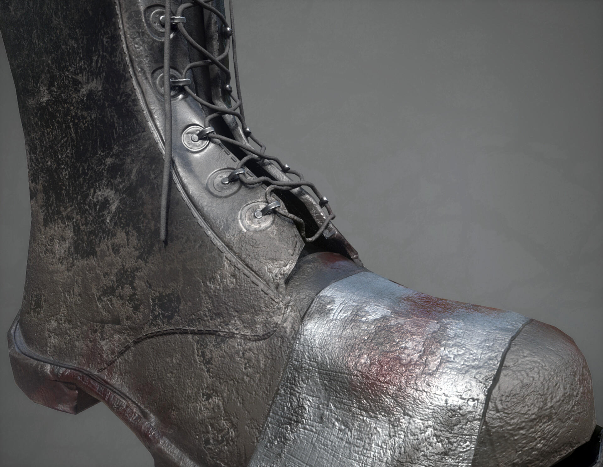 ArtStation - Combat Boots Project Breakdown
