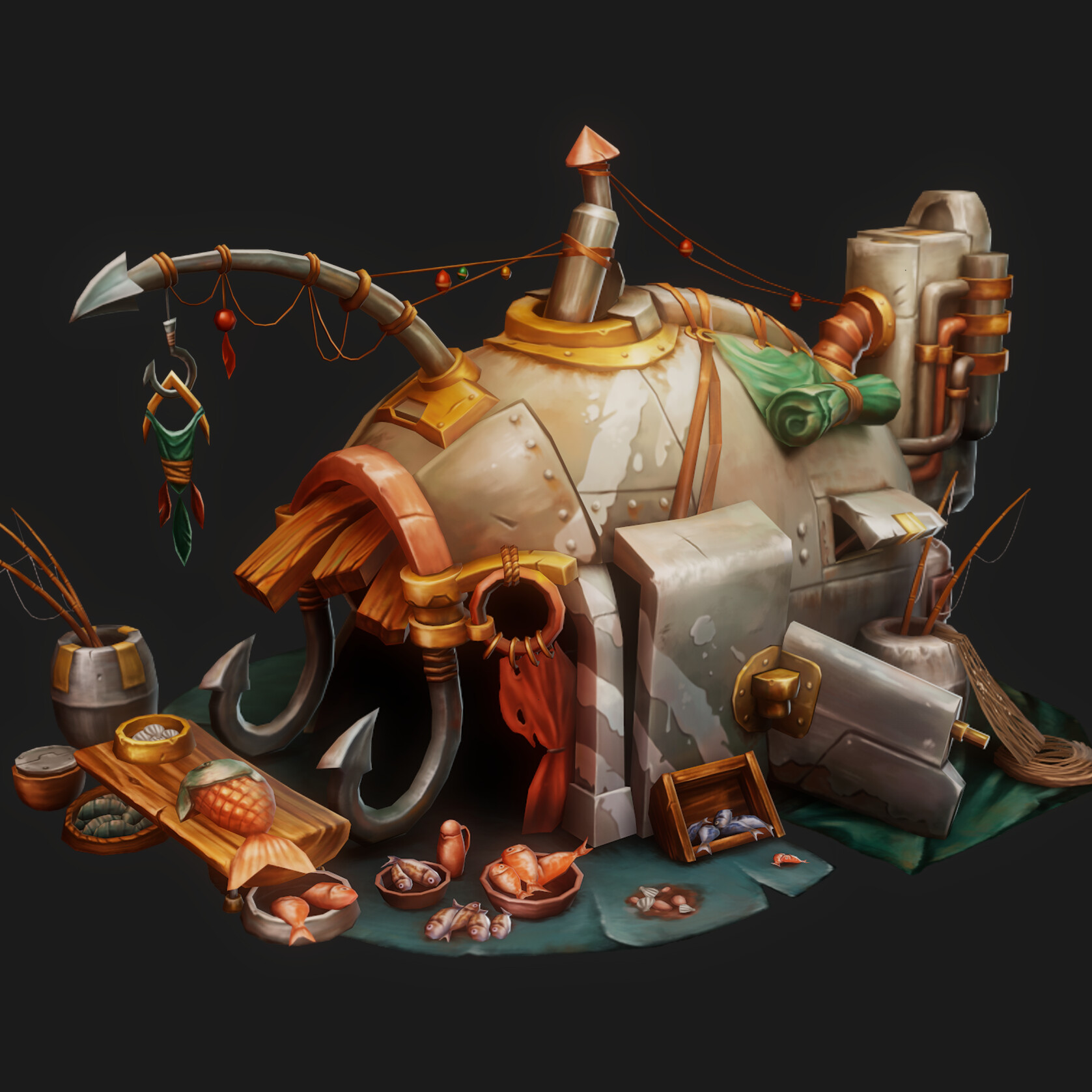 ArtStation - Fish House