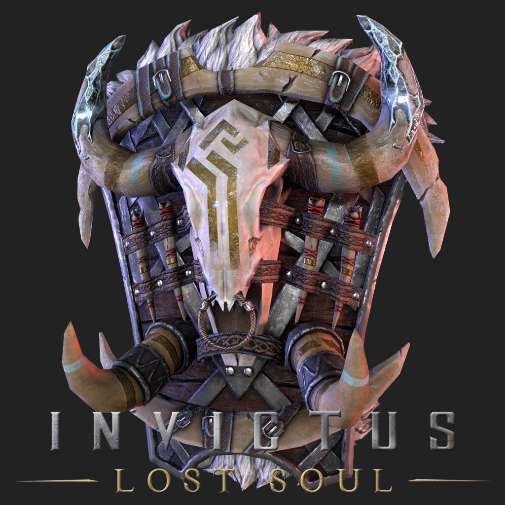ArtStation - Invictus lost soul - Horksbane Shield