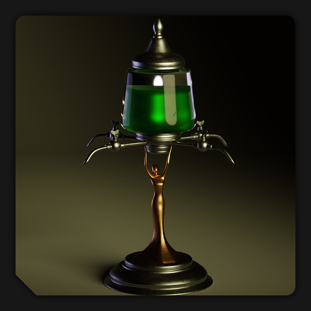 ArtStation - Art Nouveau : Absinthe fountain