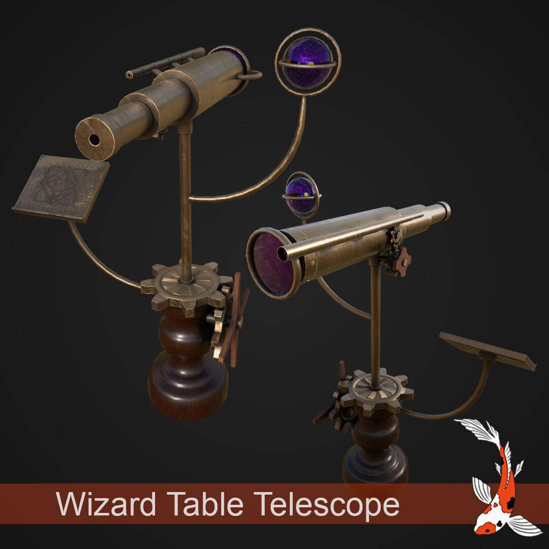 ArtStation - Wizard_Table_Telescope
