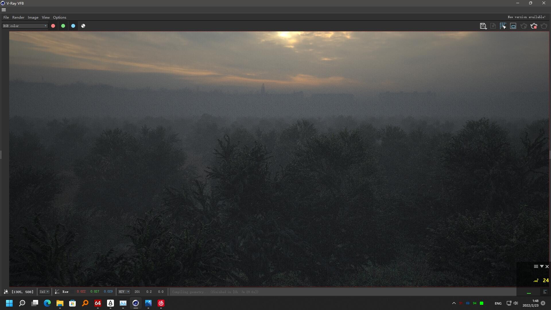 KSP STAR - 学了两天vray做的森林渲染(render by V-ray)