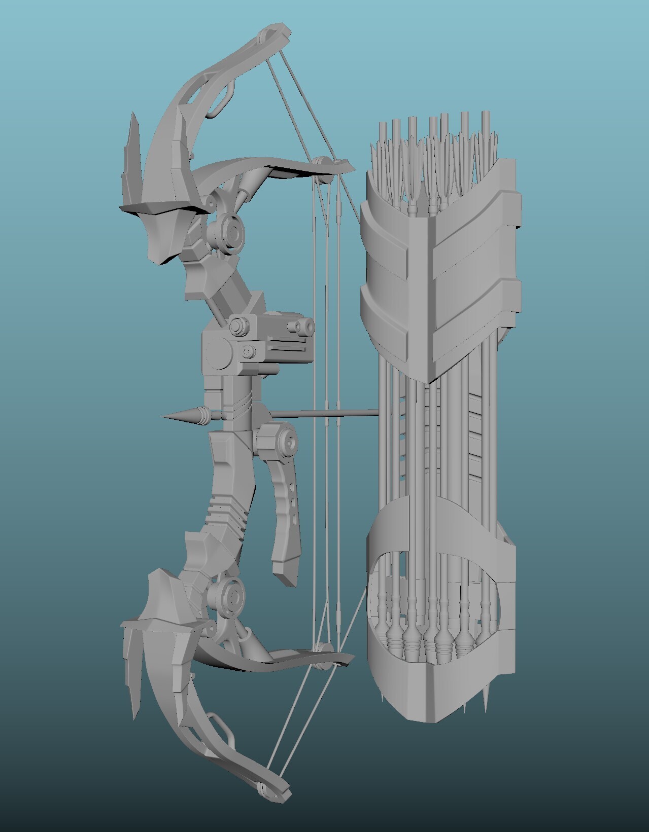 ArtStation - Tactical Longbow