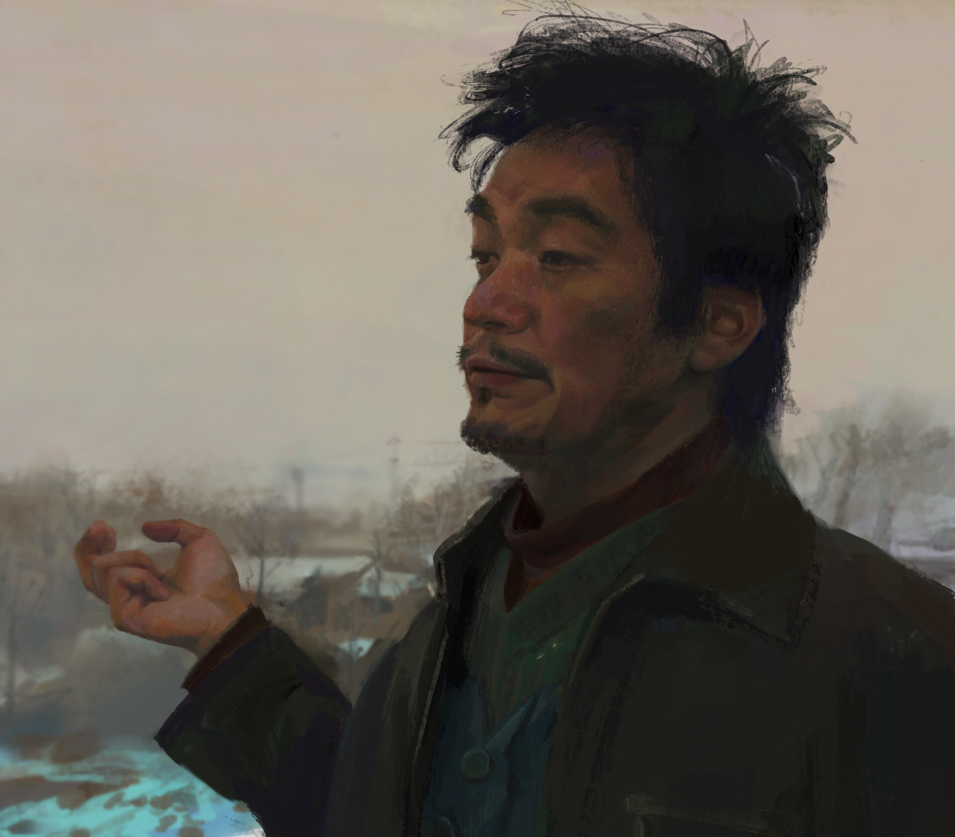 ArtStation - 【Digital Painting Exercise】 - HELLO, Mr. Tree