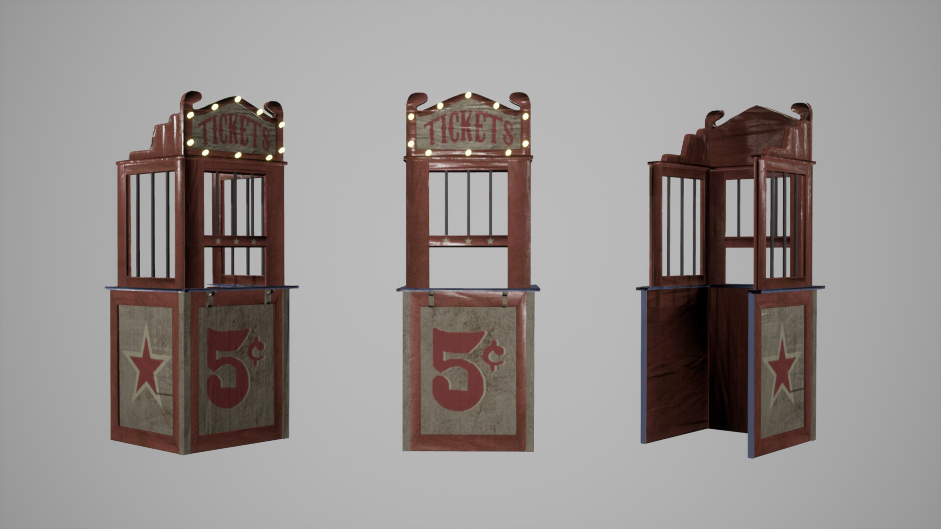 ArtStation - Ticket Booth - External Art Test