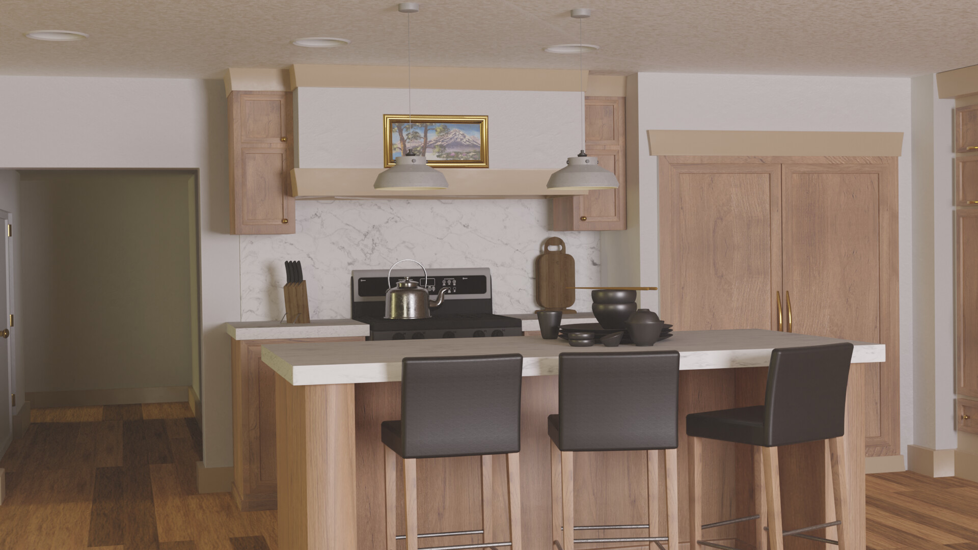 ArtStation - Kitchen Interiors 2