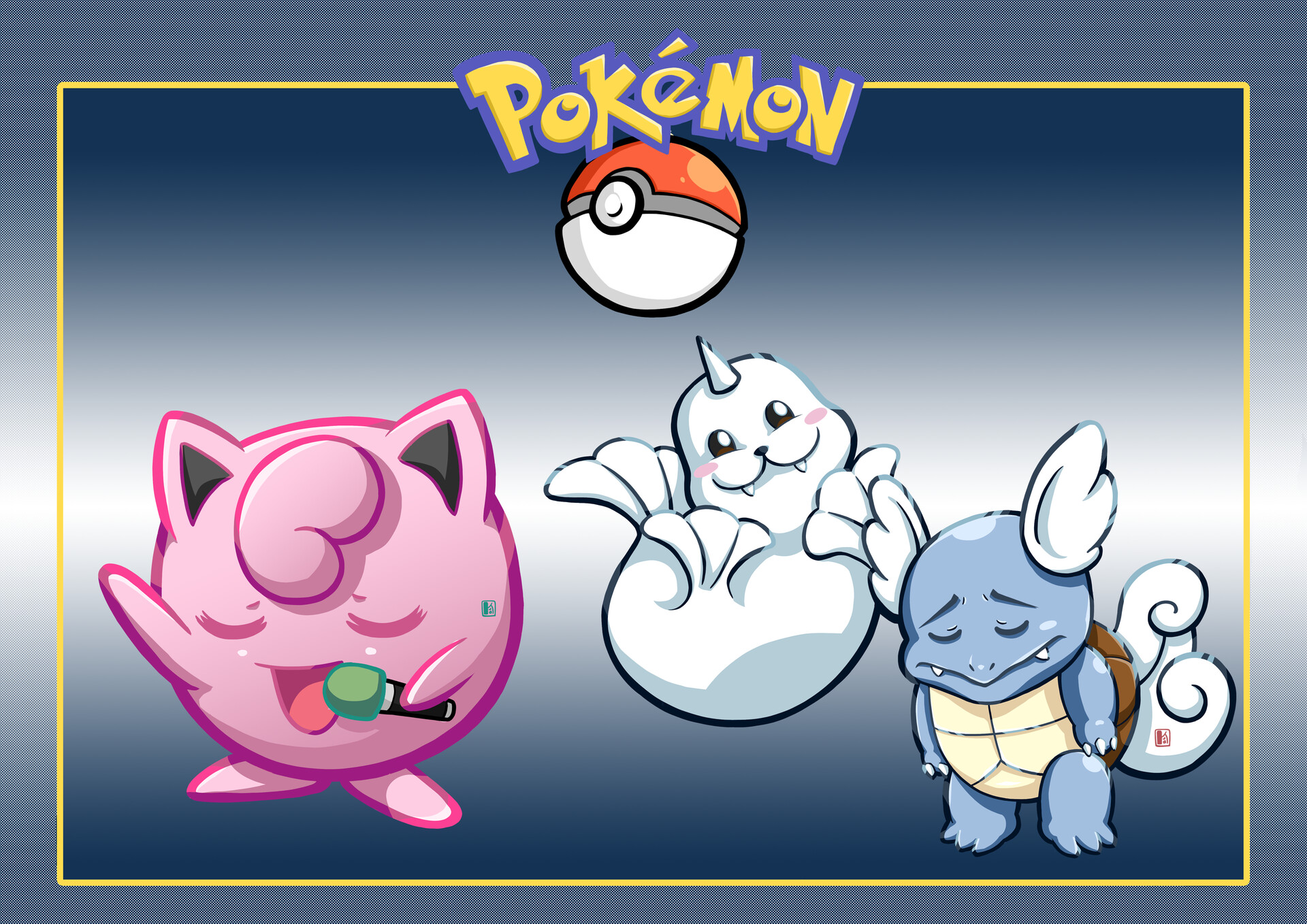 ArtStation - Pokemon Card Game - Characters for YouTube thumbnails