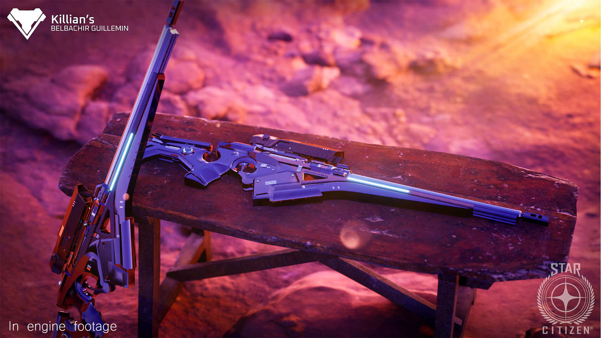 ArtStation - A03 Gemini Sniper Rifle from Star Citizen concept