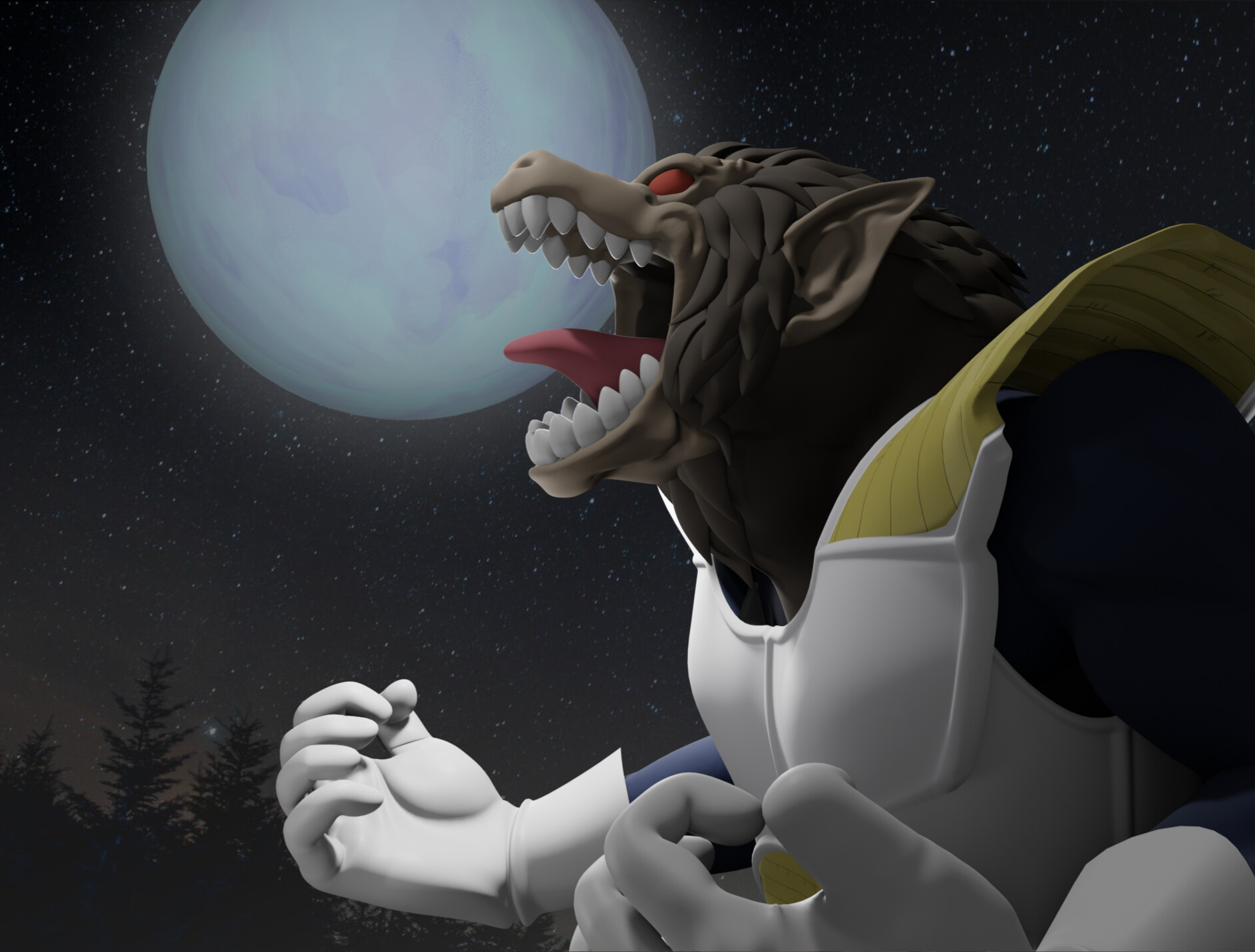 ArtStation - Ozaru to Dragon Ball Z