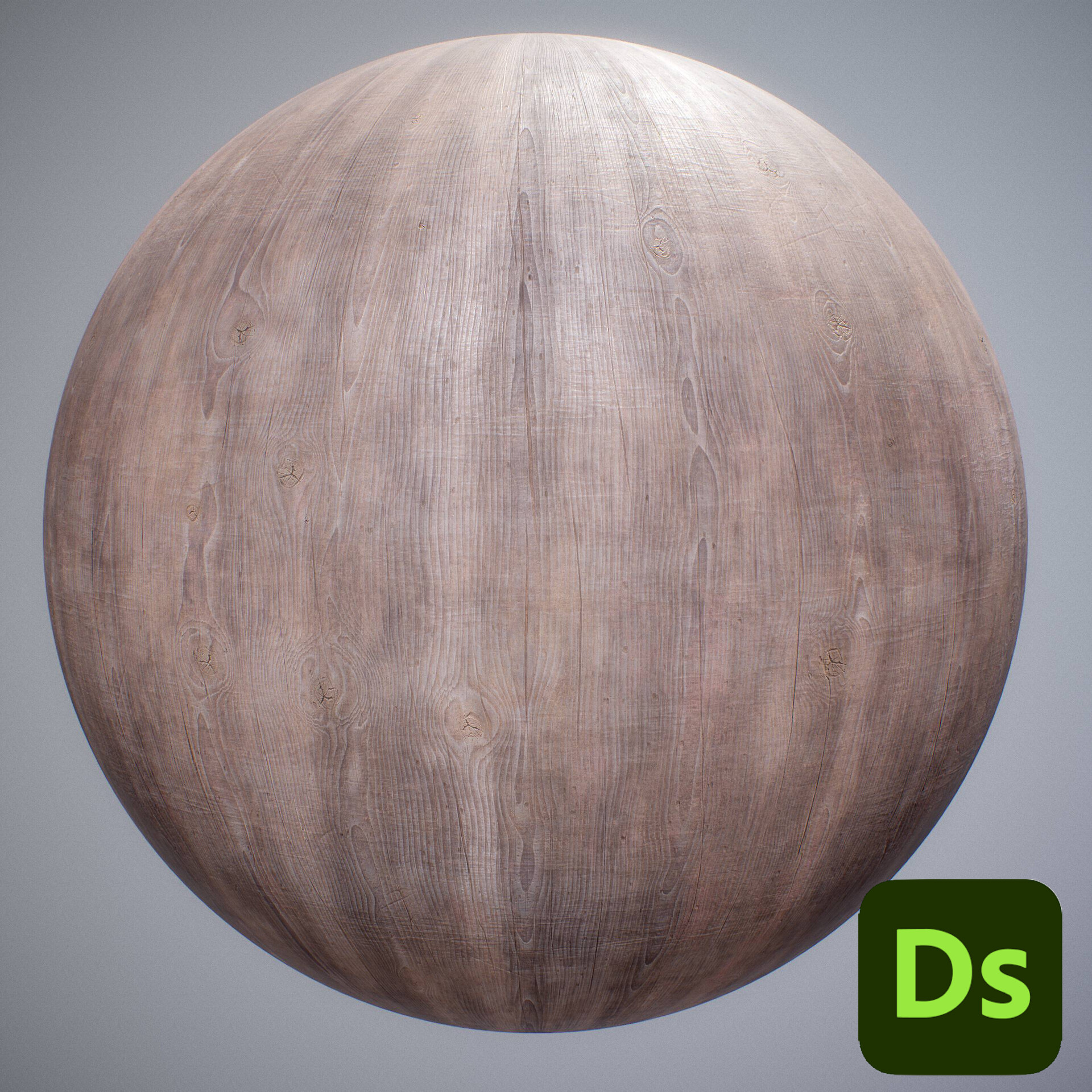 ArtStation - Wood Material Practicing in Substance Designer