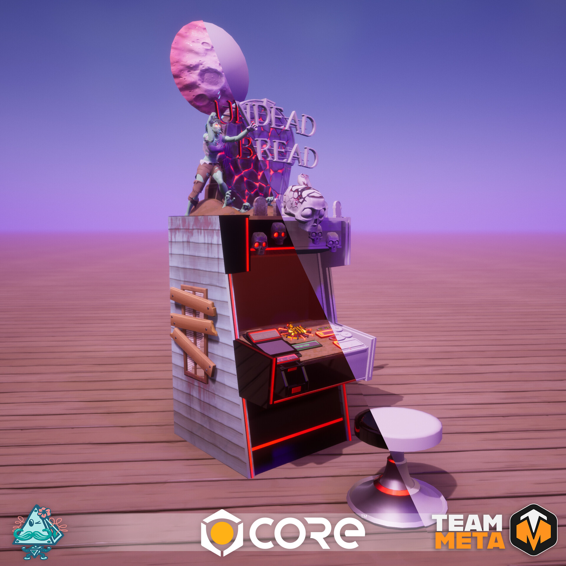 ArtStation - Zombie Slot Machine: Undead Bread