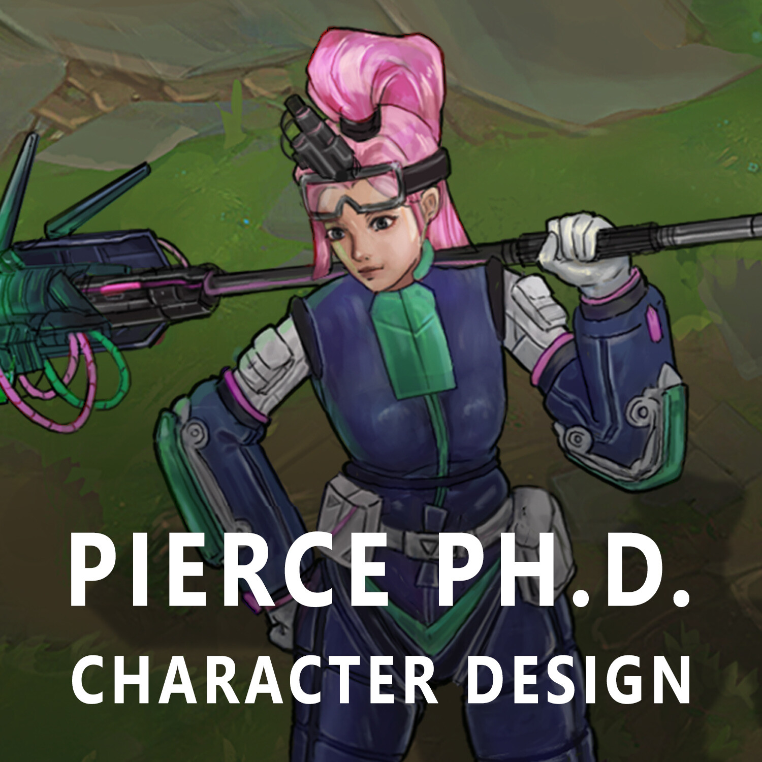 ArtStation - Character Design Study: Pierce Ph.D.
