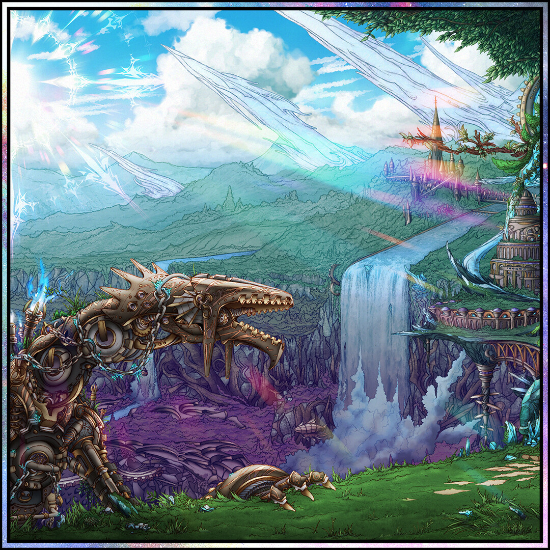 ArtStation - Facing the Aurous Bastion - 2022