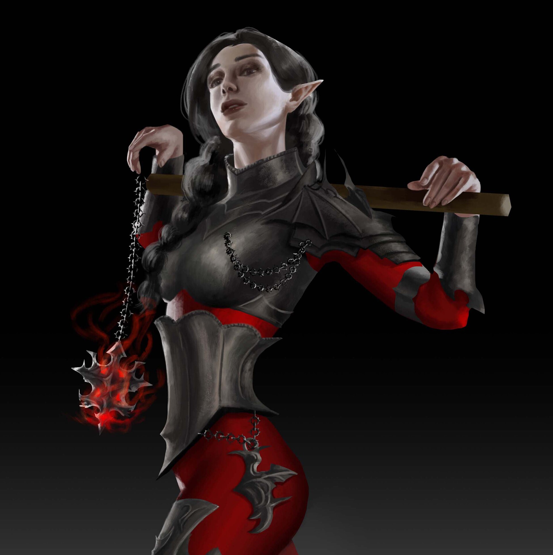 ArtStation - Flail Warrior Character Concept