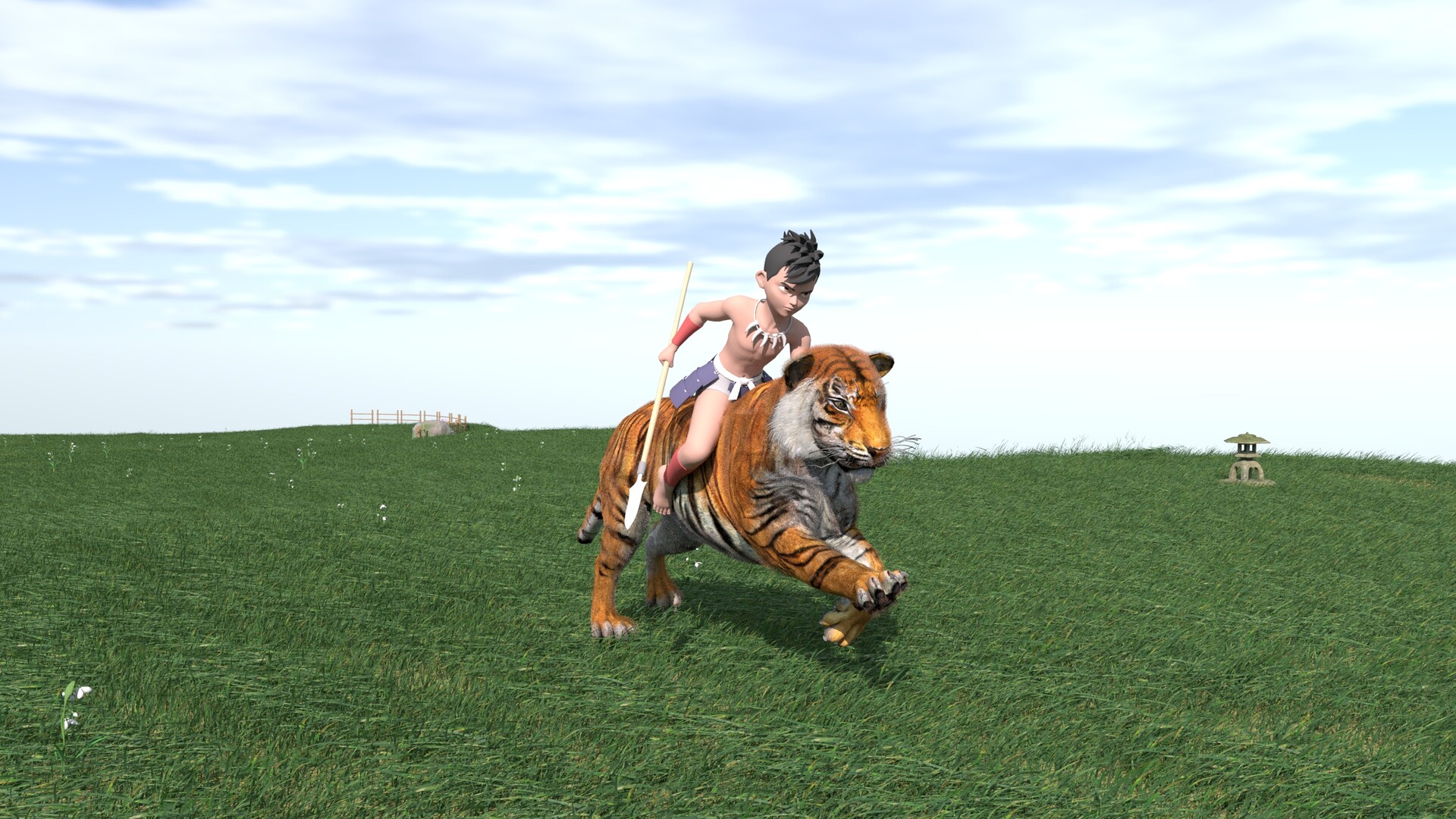 ArtStation - Tiger Run Motion (2022)