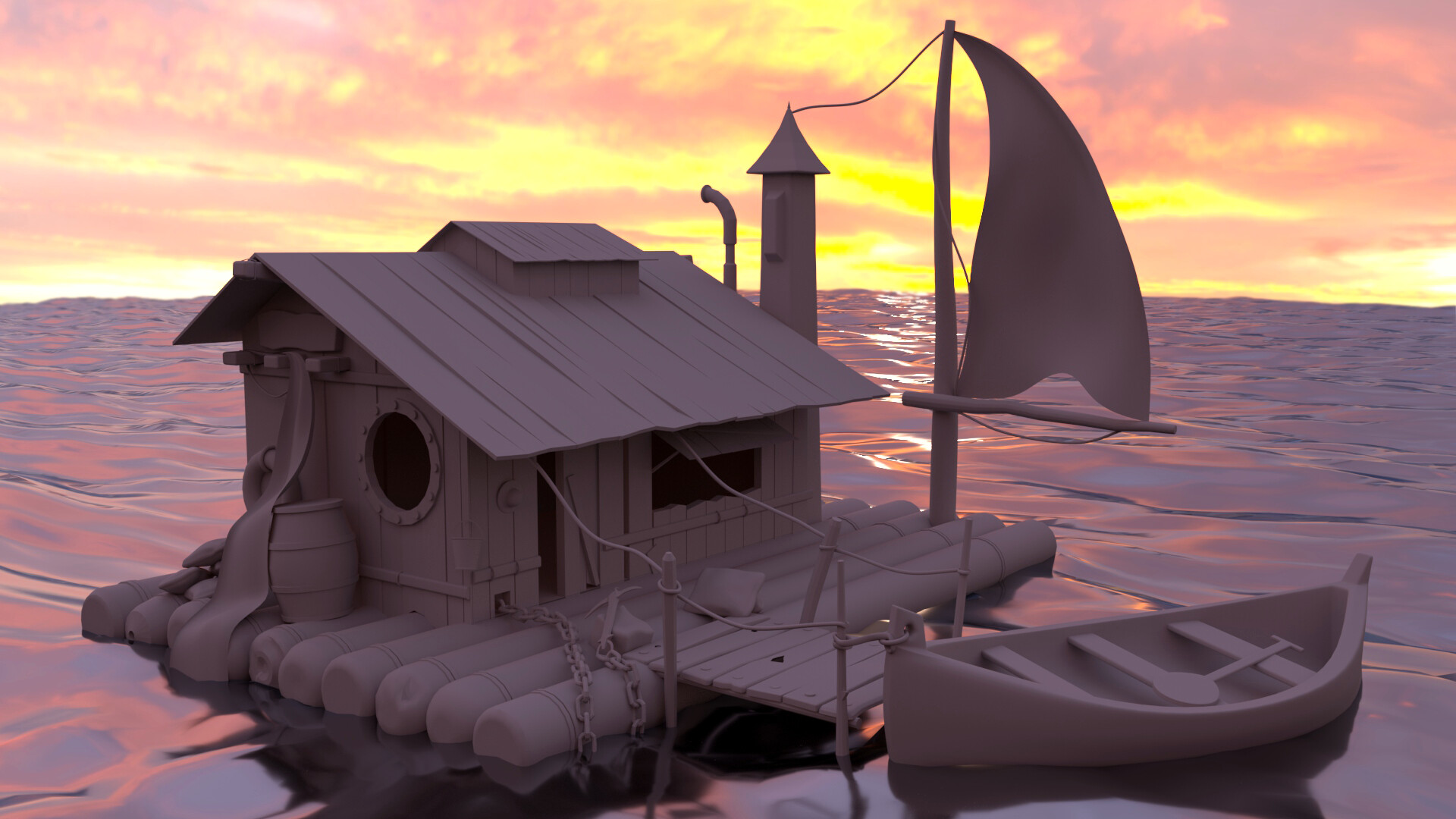 ArtStation - ..BOAT_HOUSE..