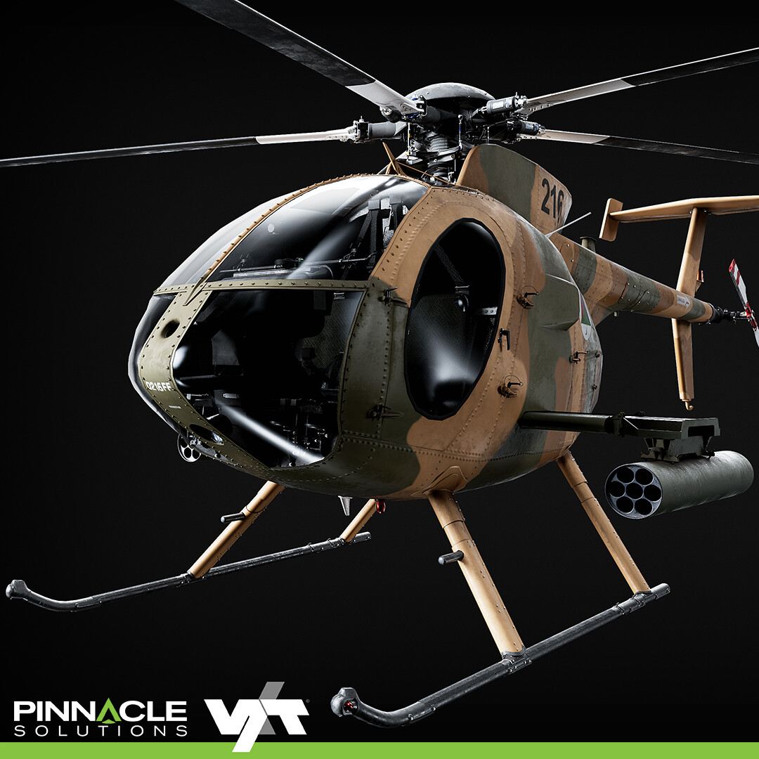 ArtStation - MD 530F Cayuse Warrior