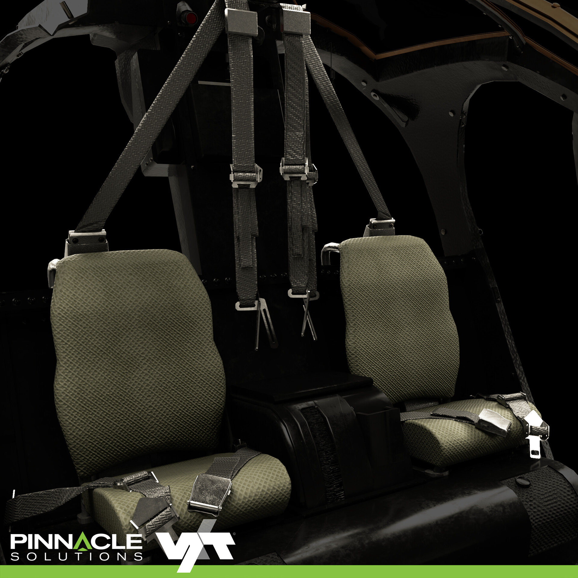 ArtStation - Interior MD530 - Pilot seats