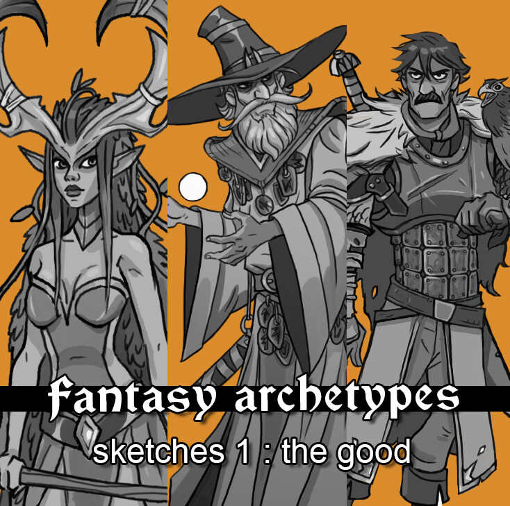 ArtStation - Fantasy archetypes 1