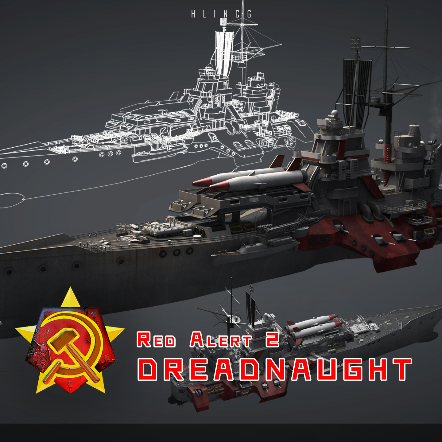 ArtStation - RA2 Unit - Dreadnought