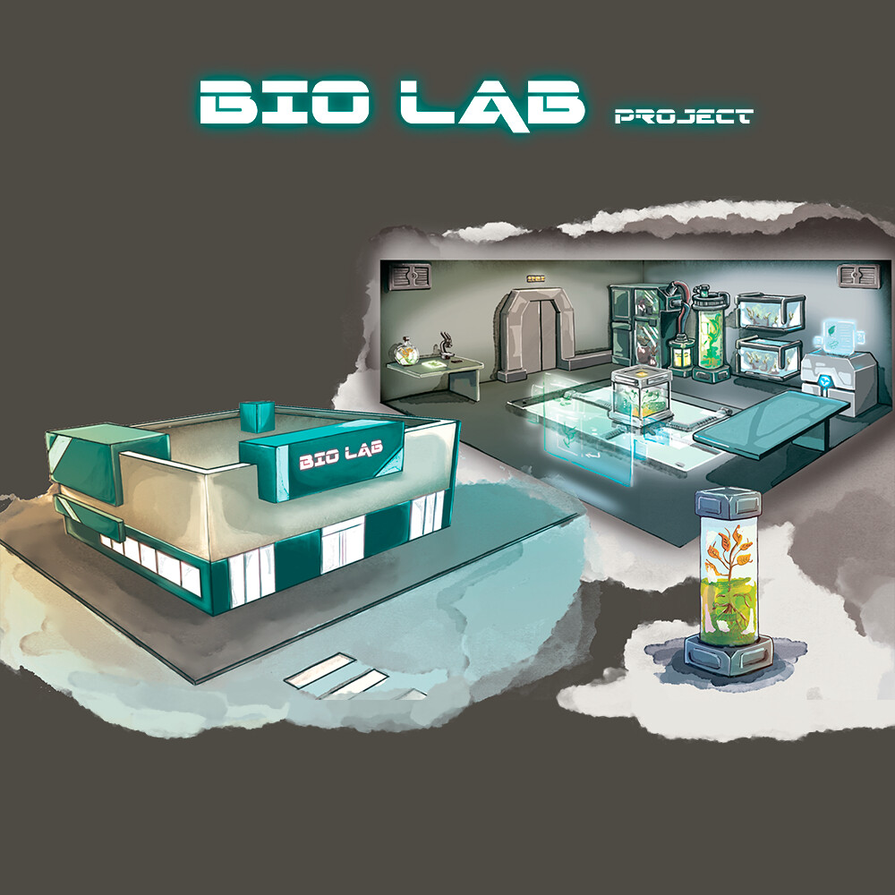 ArtStation - Bio Lab Project