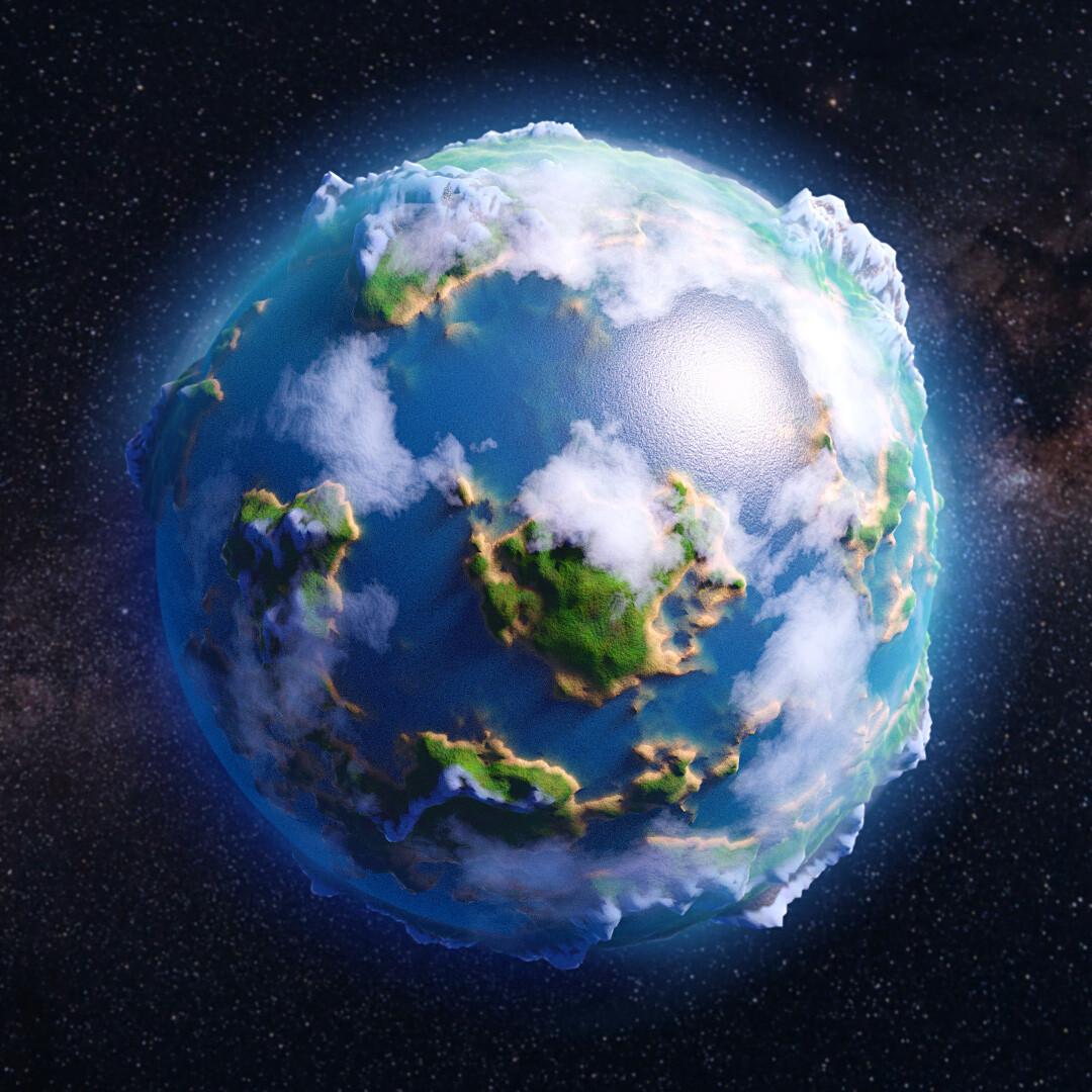 ArtStation - Procedural Planets Generator using Geometry Nodes