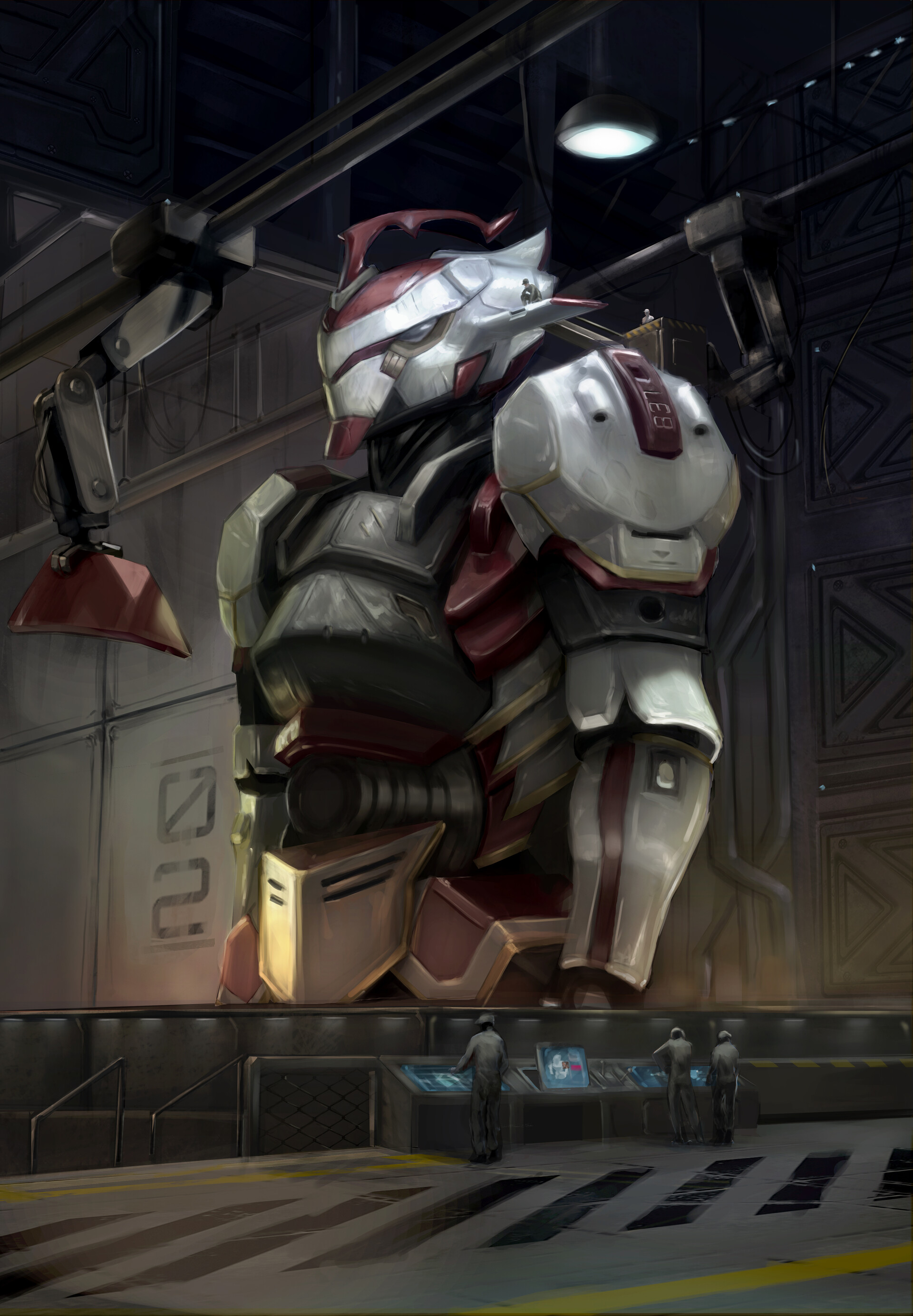 ArtStation - Mecha environment (Final month project)