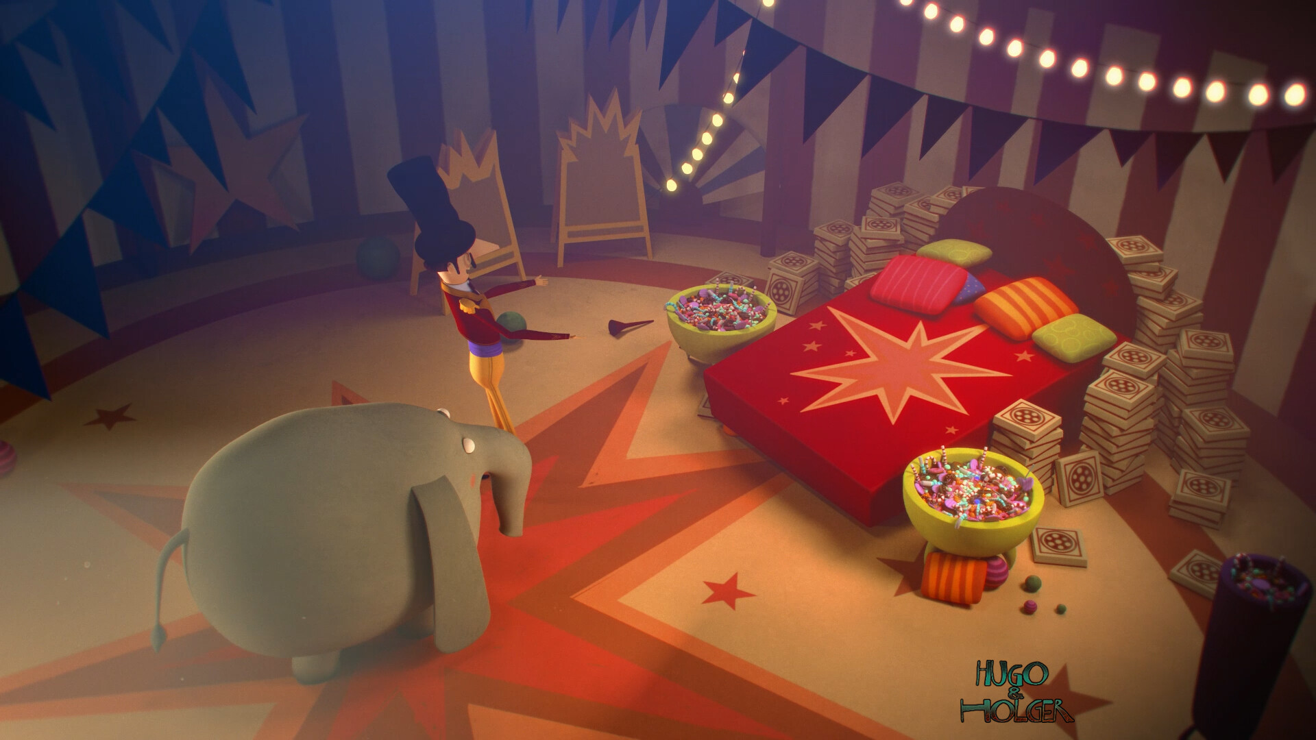 ArtStation - Hugo & Holger - Circus Interior