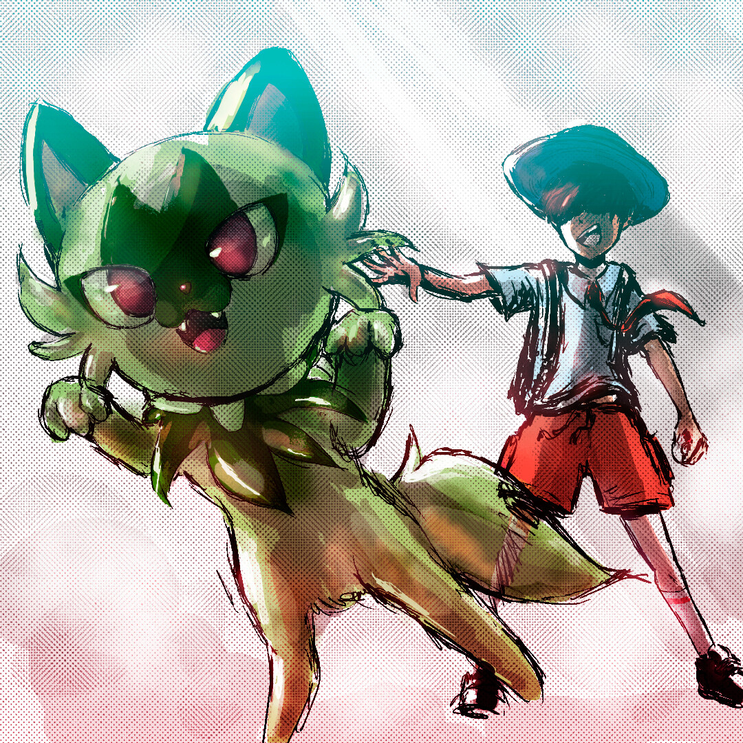 ArtStation - Fanart pokemon gen 9