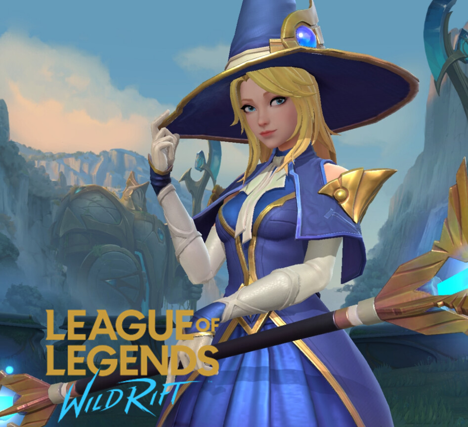 ArtStation - Sorceress Lux Wild Rift Skin Turntable Animation