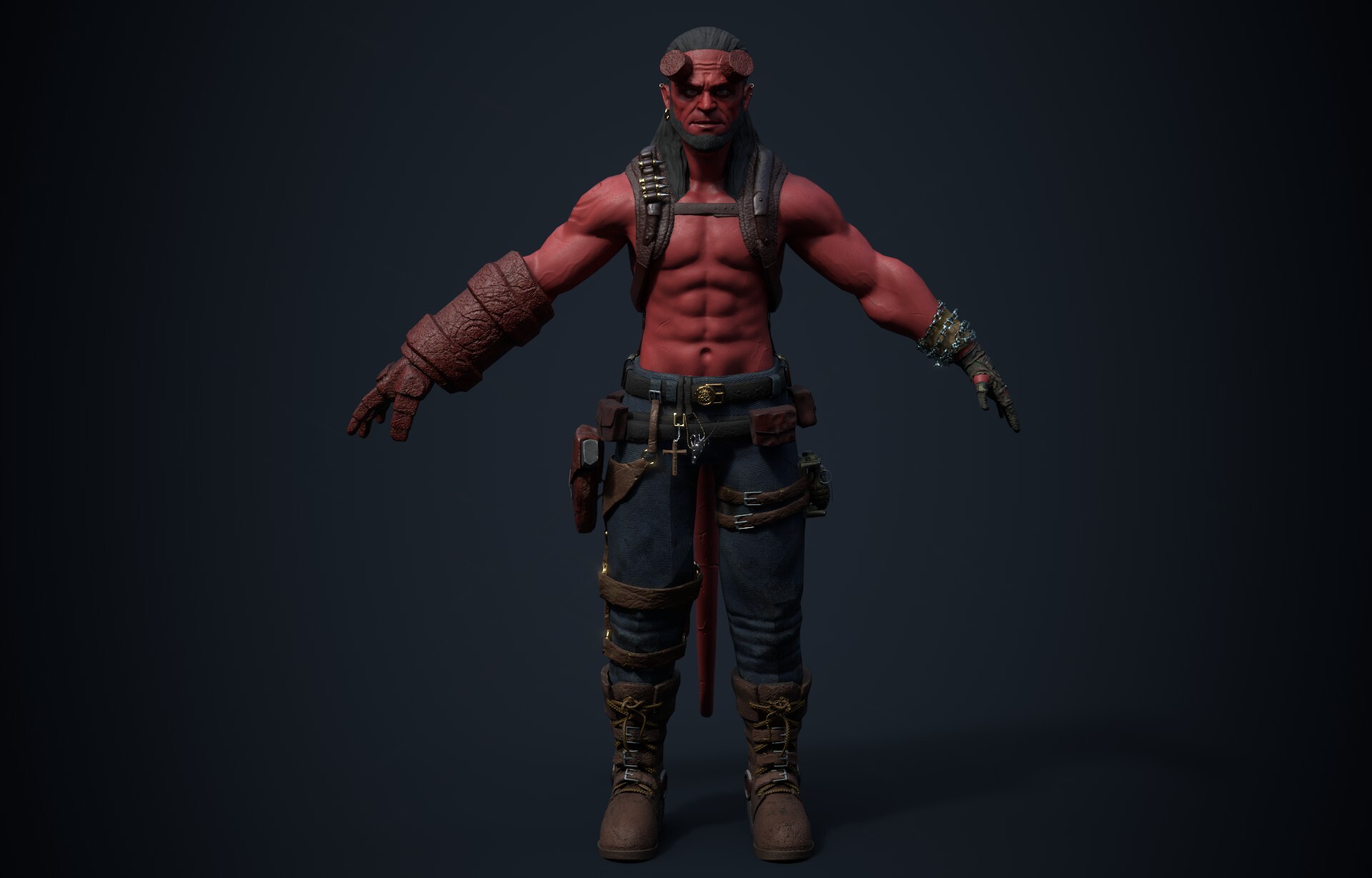 ArtStation - Hellboy Fanart