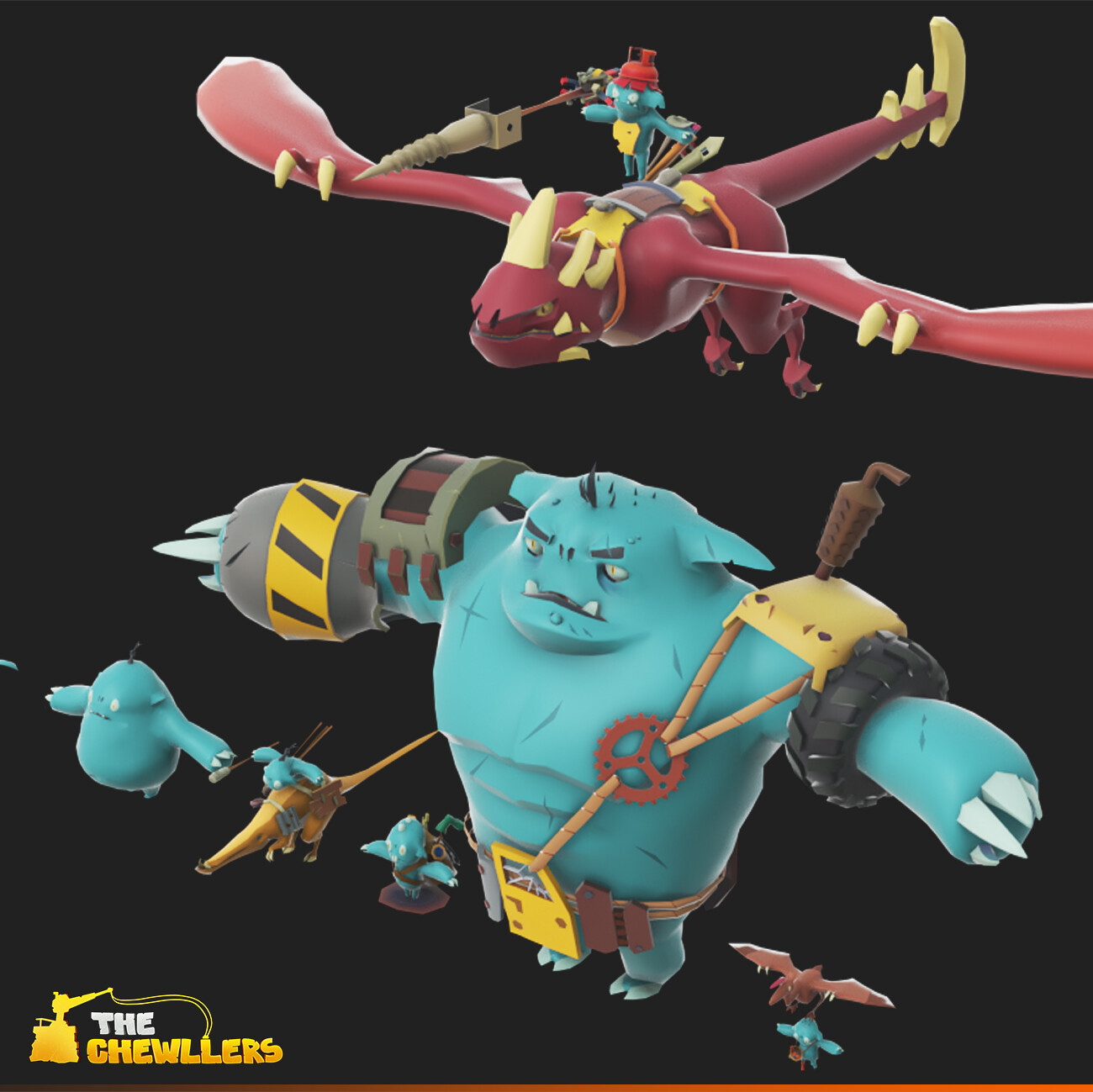 ArtStation - The Chewllers - Family