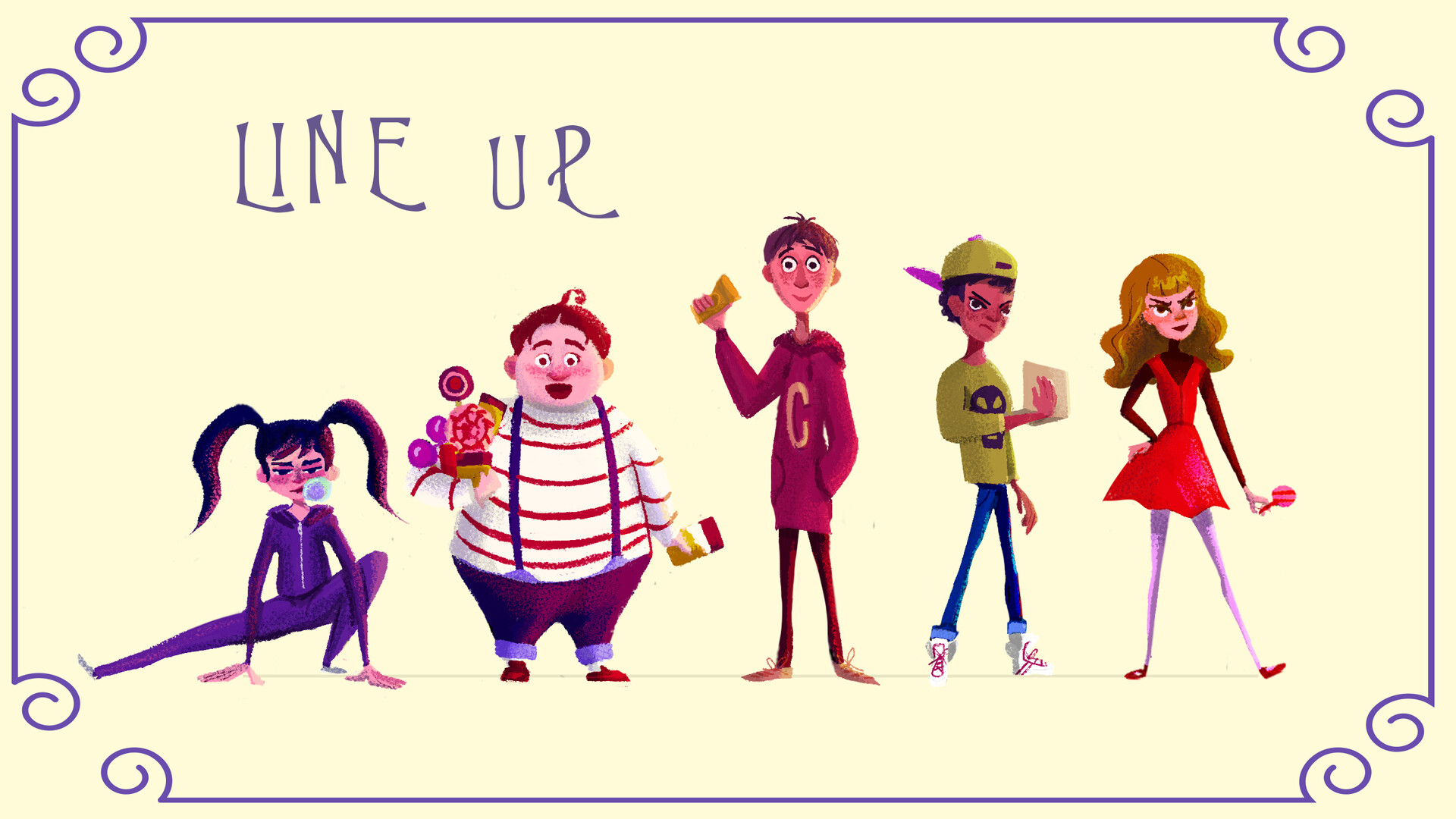 ArtStation - Charlie and the Chocolate Factory character redesign project