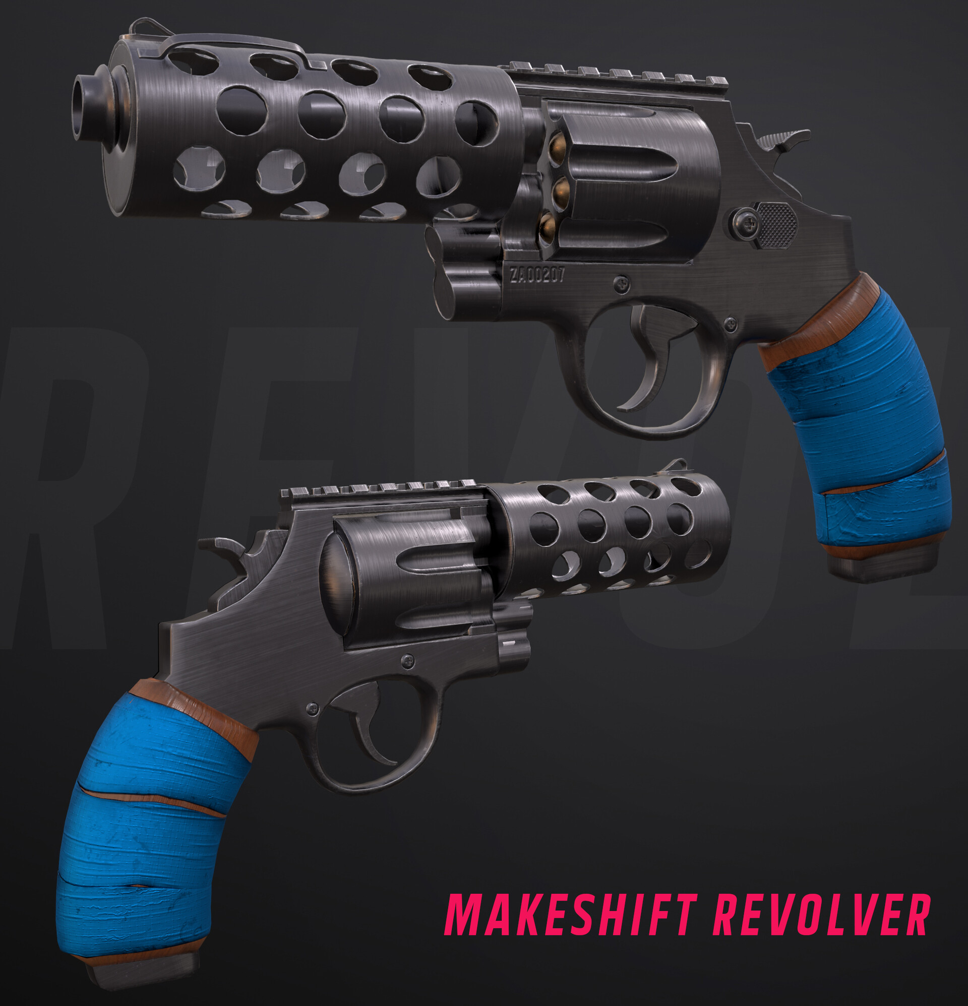 ArtStation - Makeshift Revolver