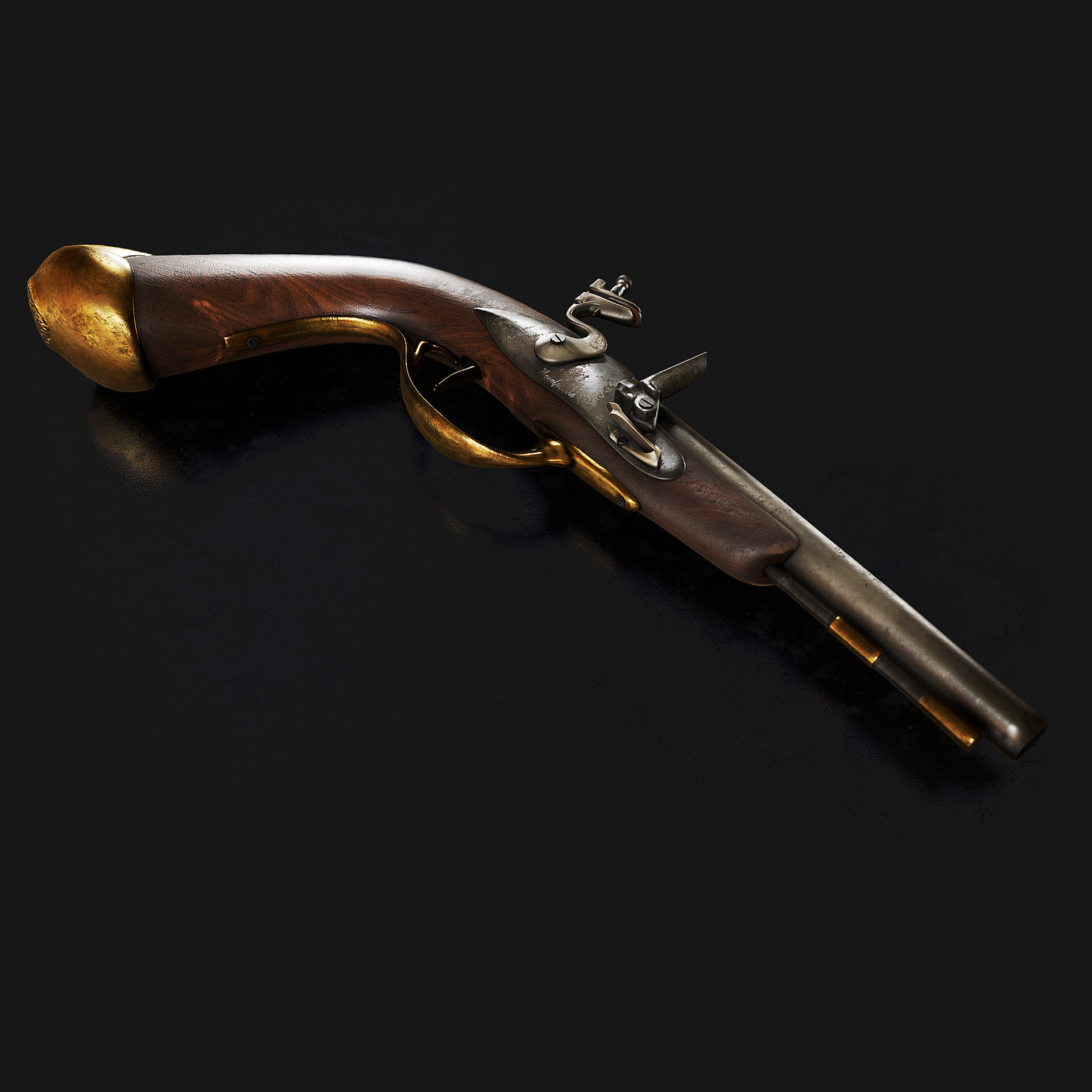 ArtStation - Flintlock Pistol