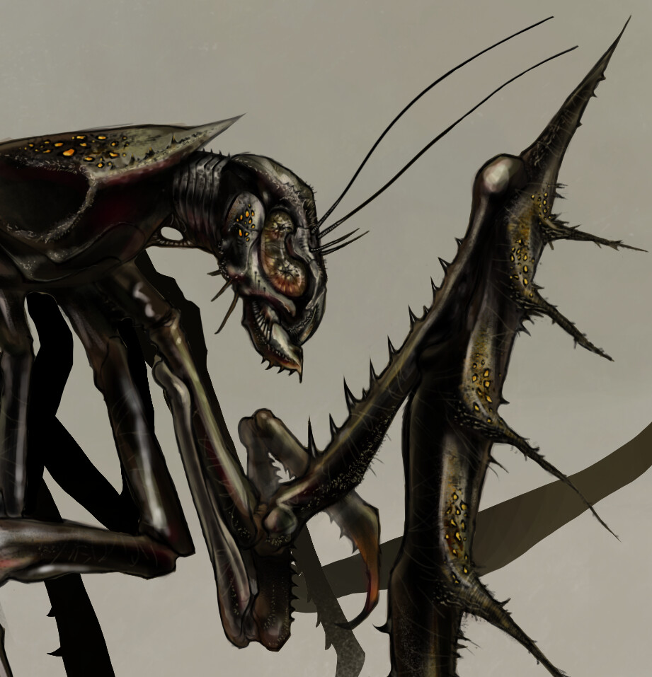 ArtStation - Giant Alien Mantis