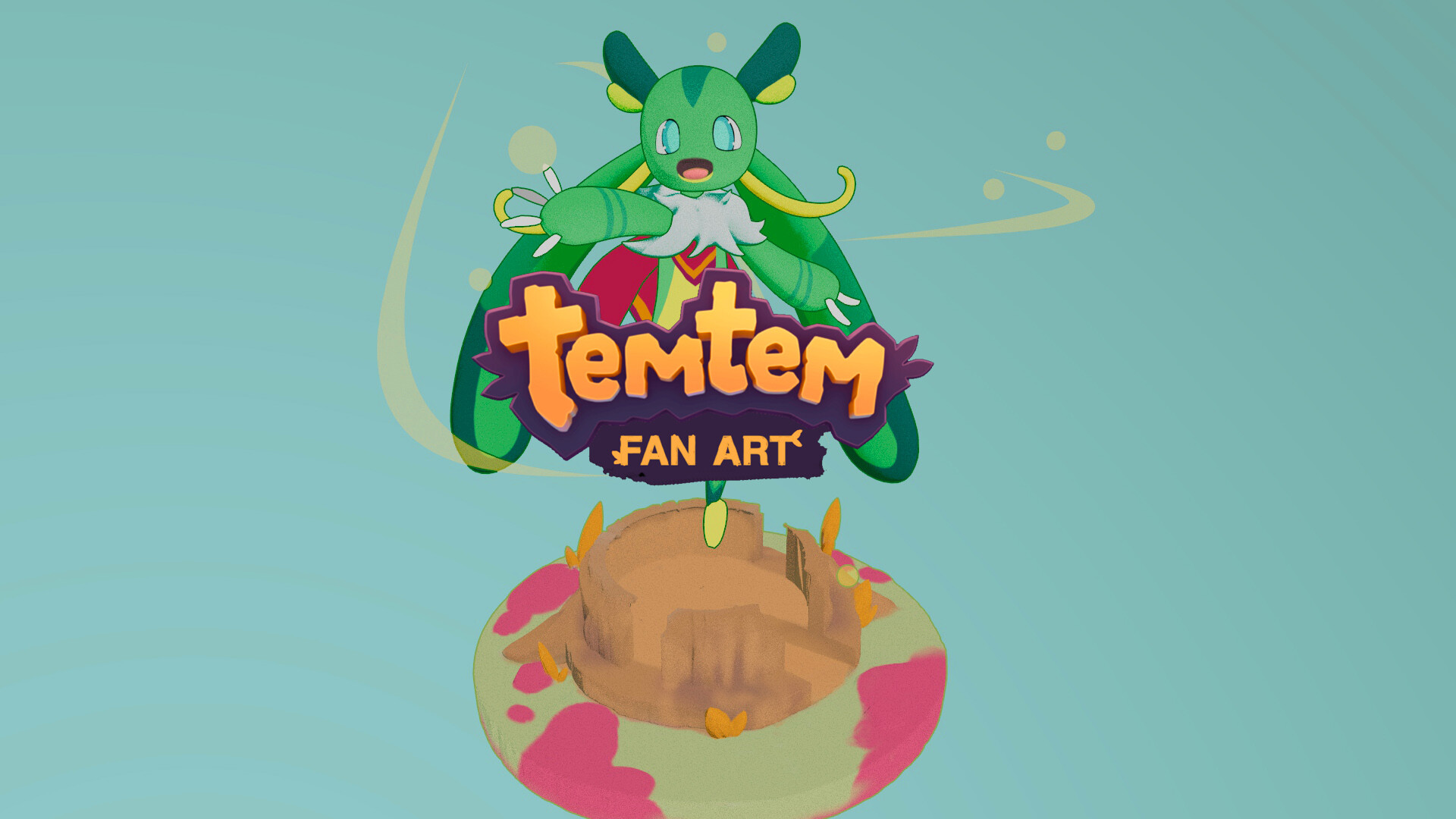 ArtStation - Kinua_Temtem Fanart