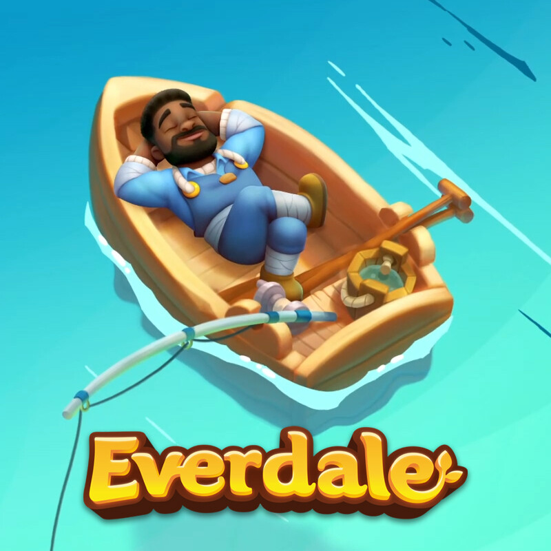 ArtStation - Everdale: Fisherman Napping Animation