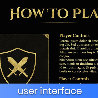 ArtStation - User Interface - Dark Fantasy