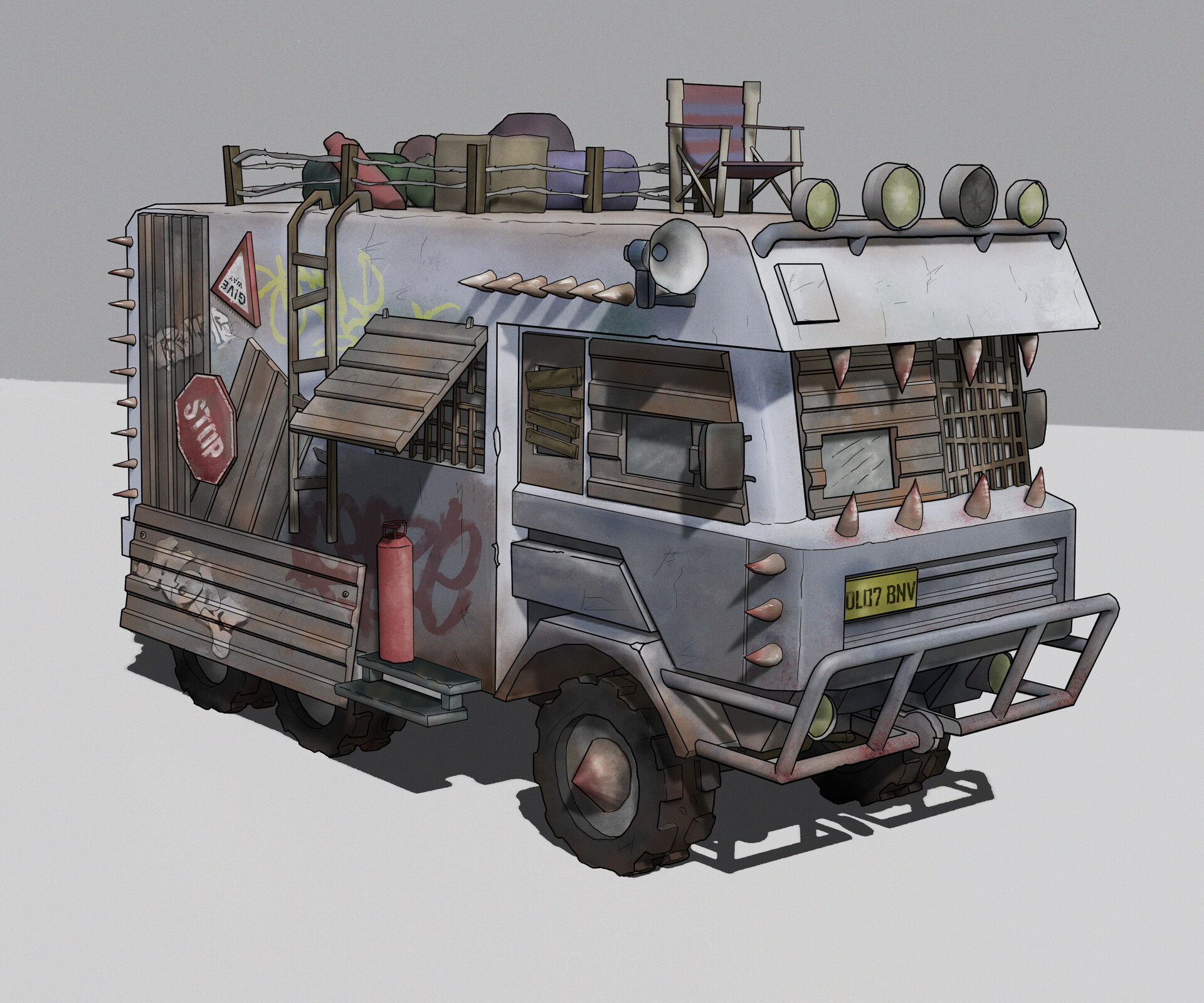ArtStation - Zombie Apocalypse Vehicle